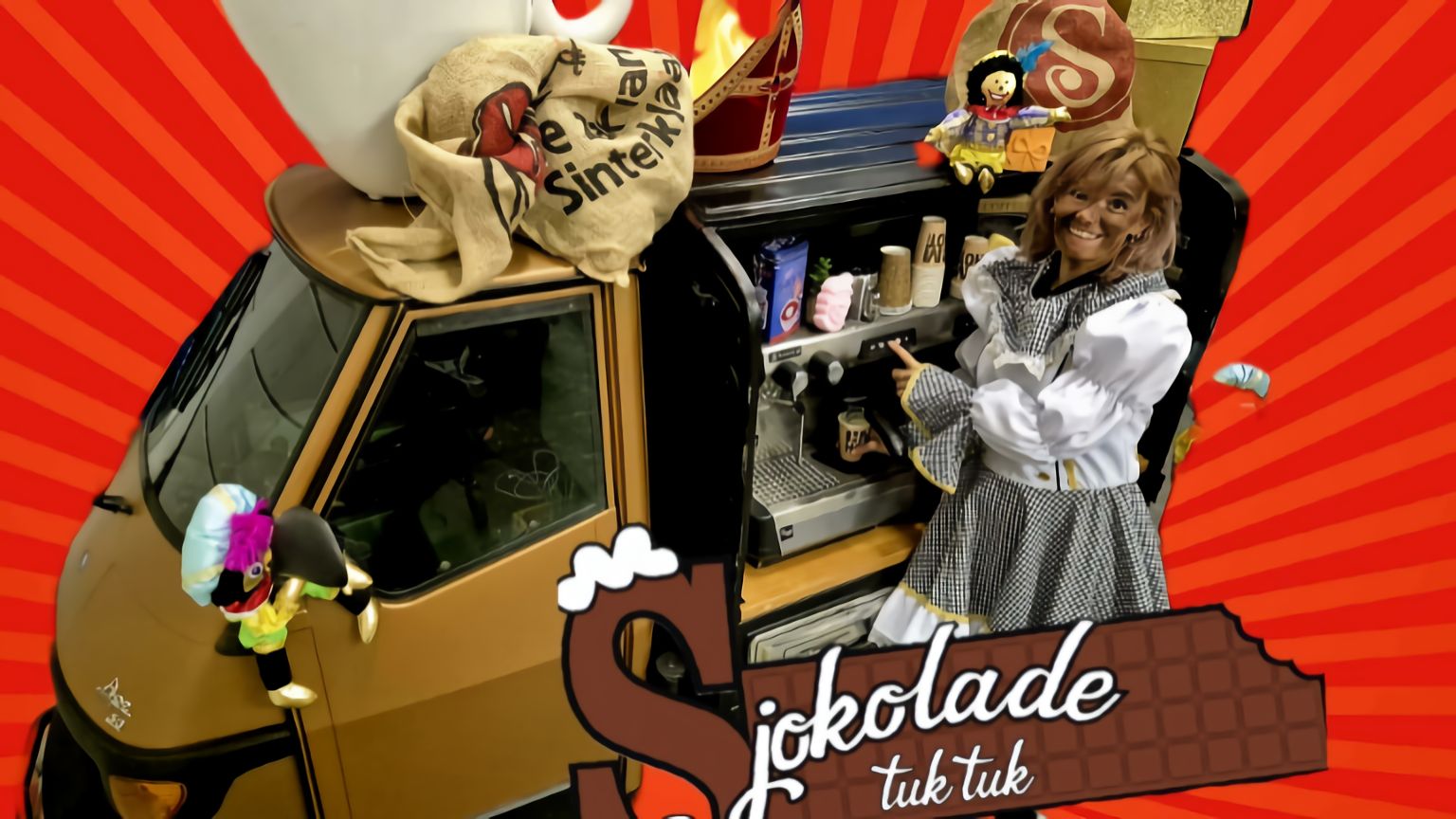 Book Your Sinterklaas Barista & sjoko tuk tuk? Directly on ShowBird.com!
